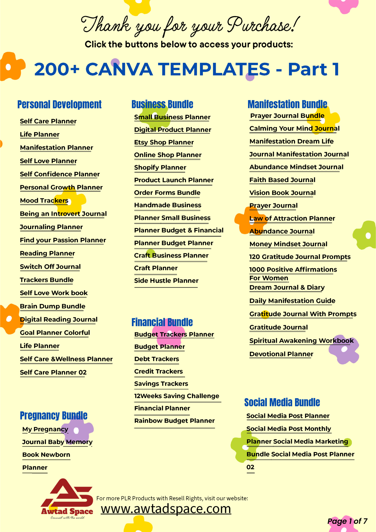 Canva Ultimate Mega Bundle: 300+ قالب كانفا جاهز للاستخدام لتعزيز أعمال المنتجات الرقمية الخاصة بك!